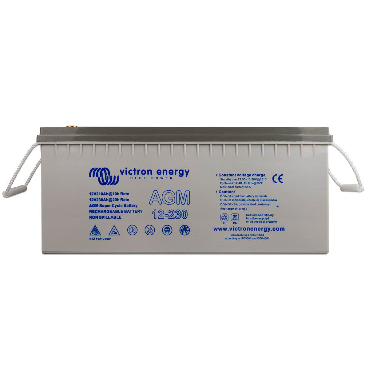 Mr Batteries Ltd - Victron Energy 12V/230Ah AGM Super Cycle Battery